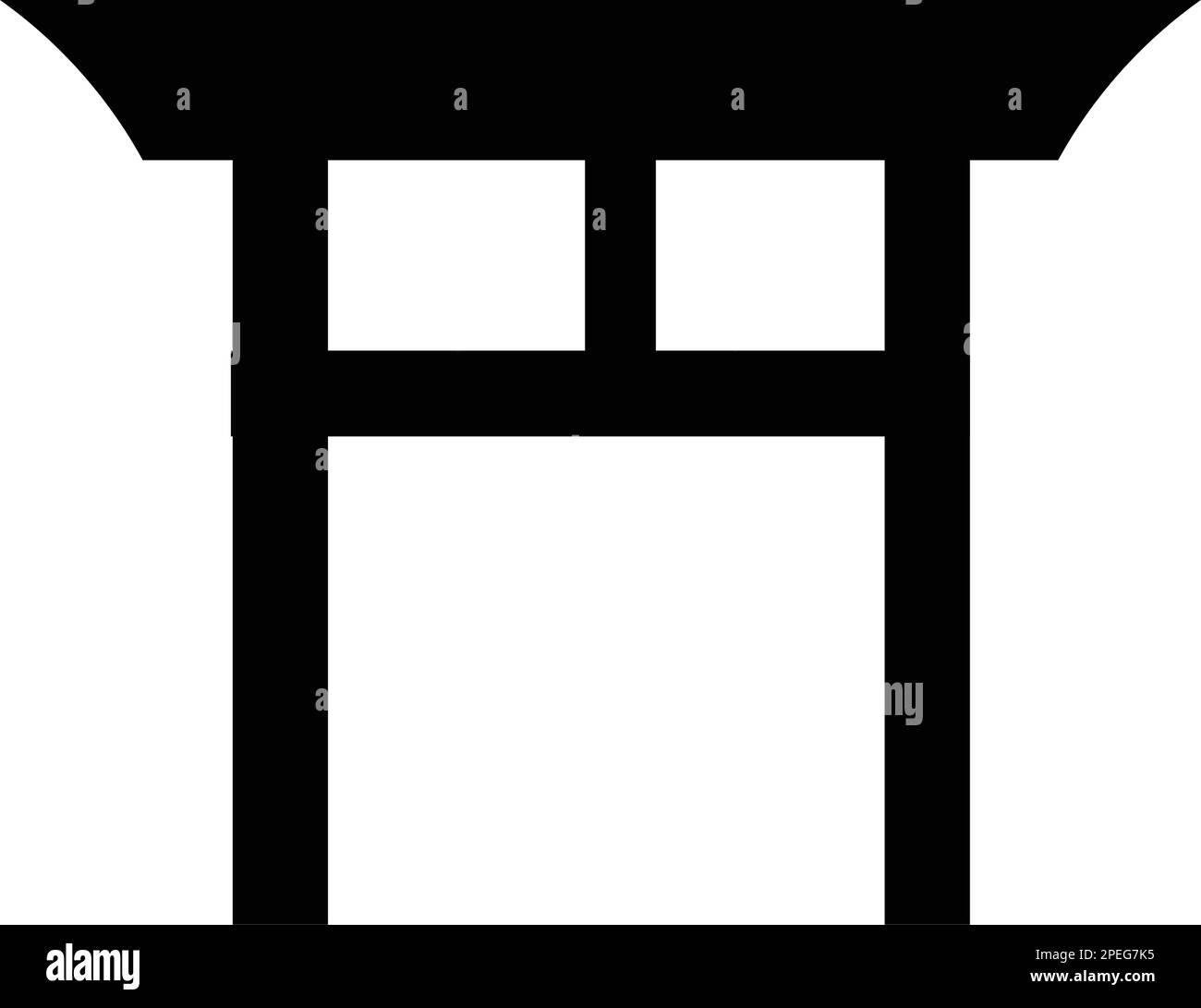 simple gate icon illustration design Stock Vector Image & Art - Alamy