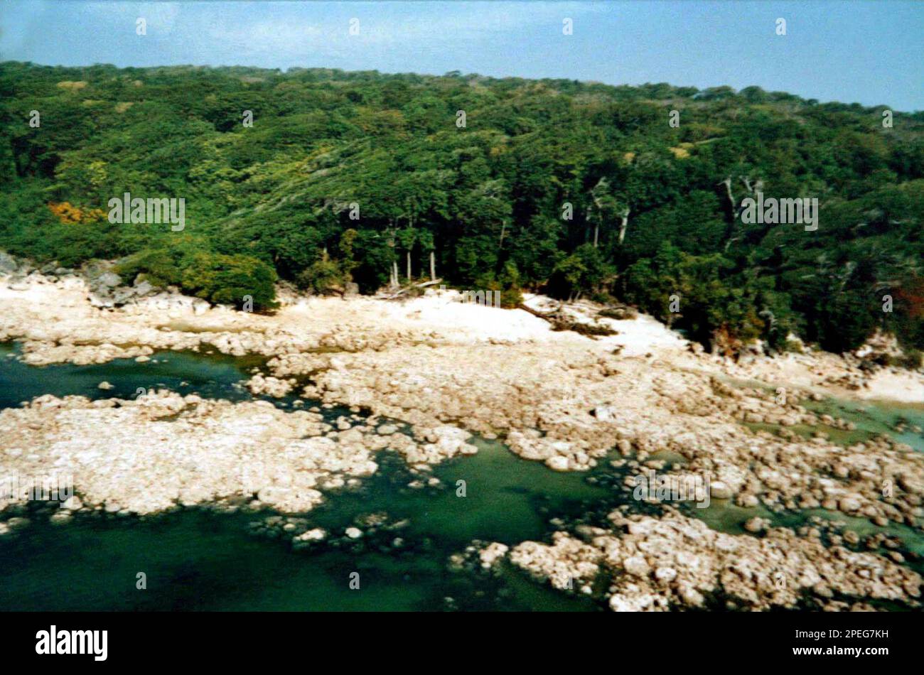 In this photo released by the Indian Coast Guard, a view of the North ...