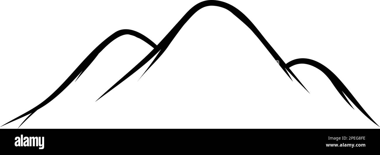 mountain icon vektor illustration design Stock Vector Image & Art - Alamy