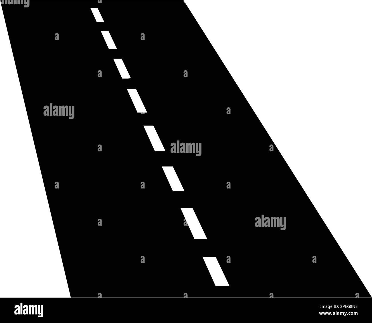 road icon with dotted line illustration design Stock Vector Image & Art ...