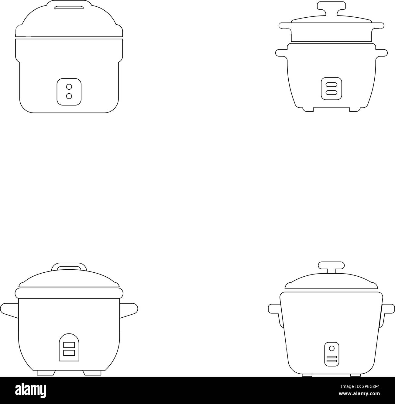 rice cooker icon vektor template Stock Vector Image & Art - Alamy
