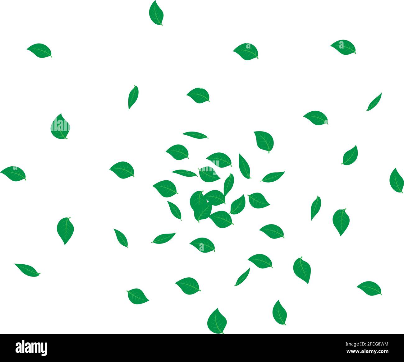 scattered leaf background illustration design Stock Vector Image & Art ...