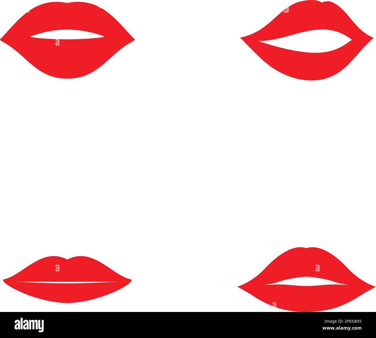 lips icon or logo sign symbol vektor illustration,high quality black ...