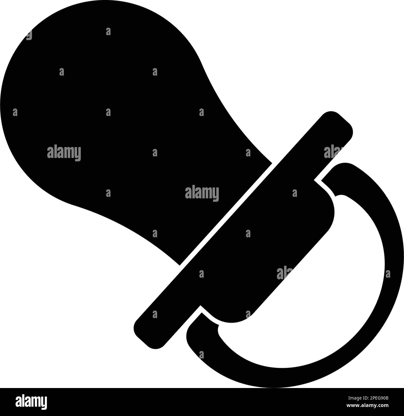 His mouth pacifier Stock Vector Images - Alamy