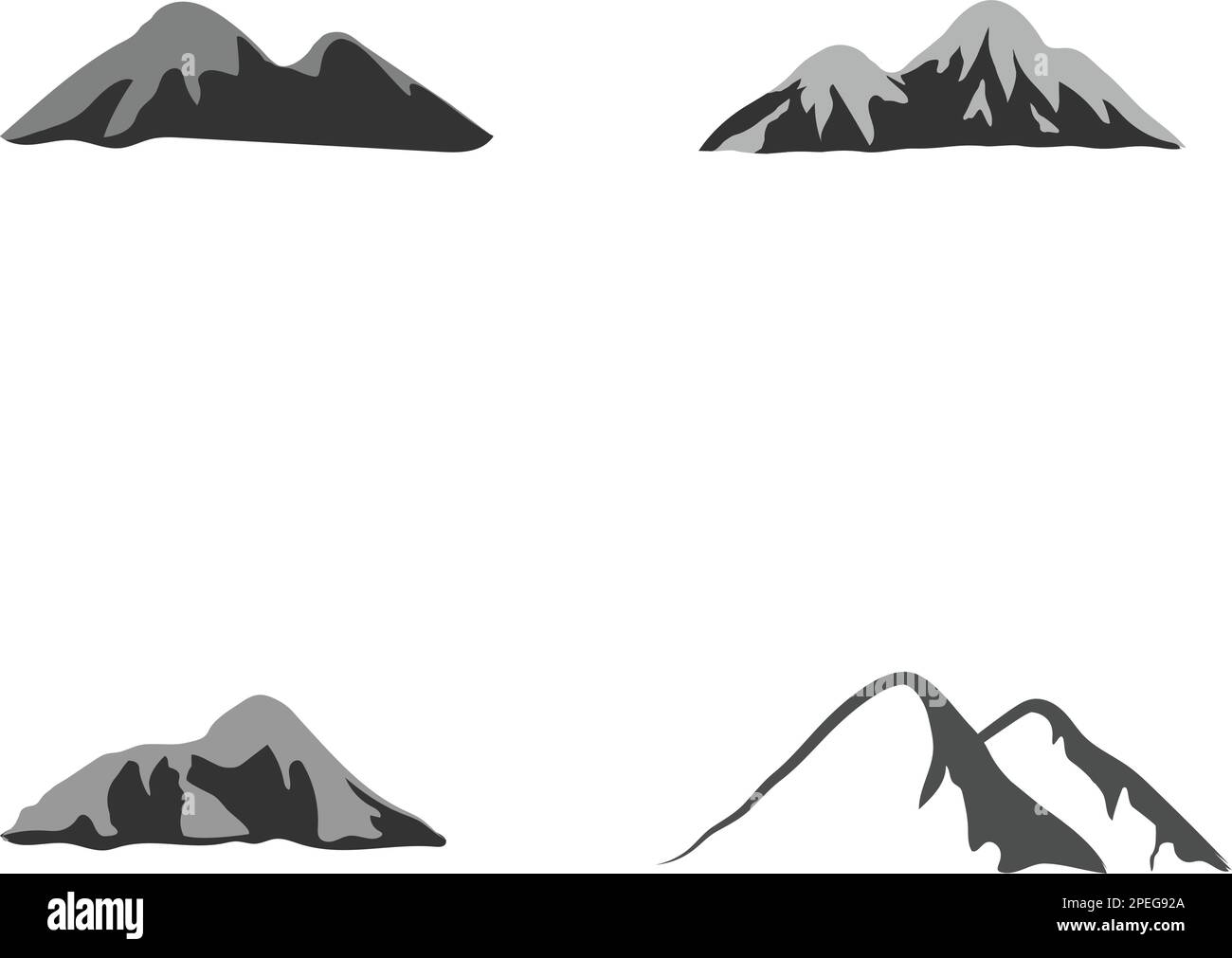 mountain icon vektor illustration design Stock Vector Image & Art - Alamy