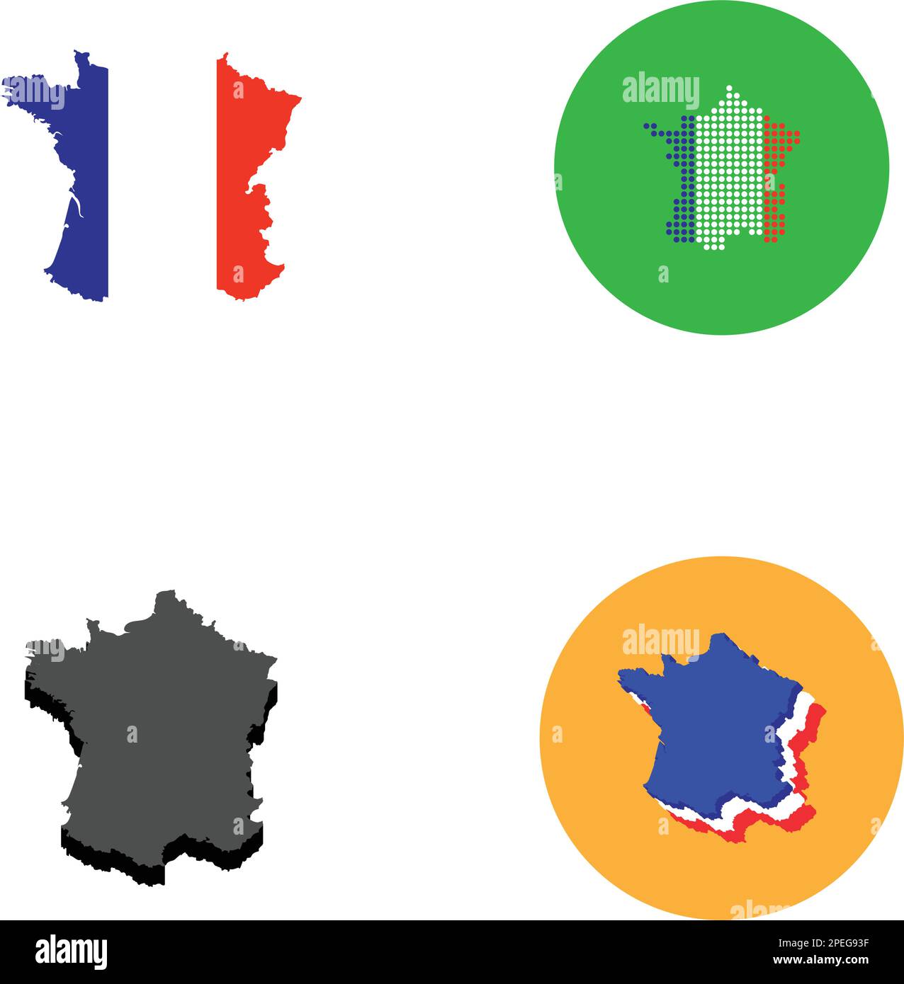 france map logo illustration design Stock Vector Image & Art - Alamy