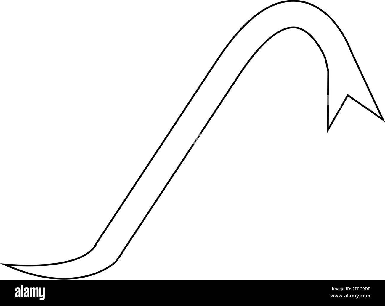 Crowbar icon. Crowbar symbol design from Construction collection ...