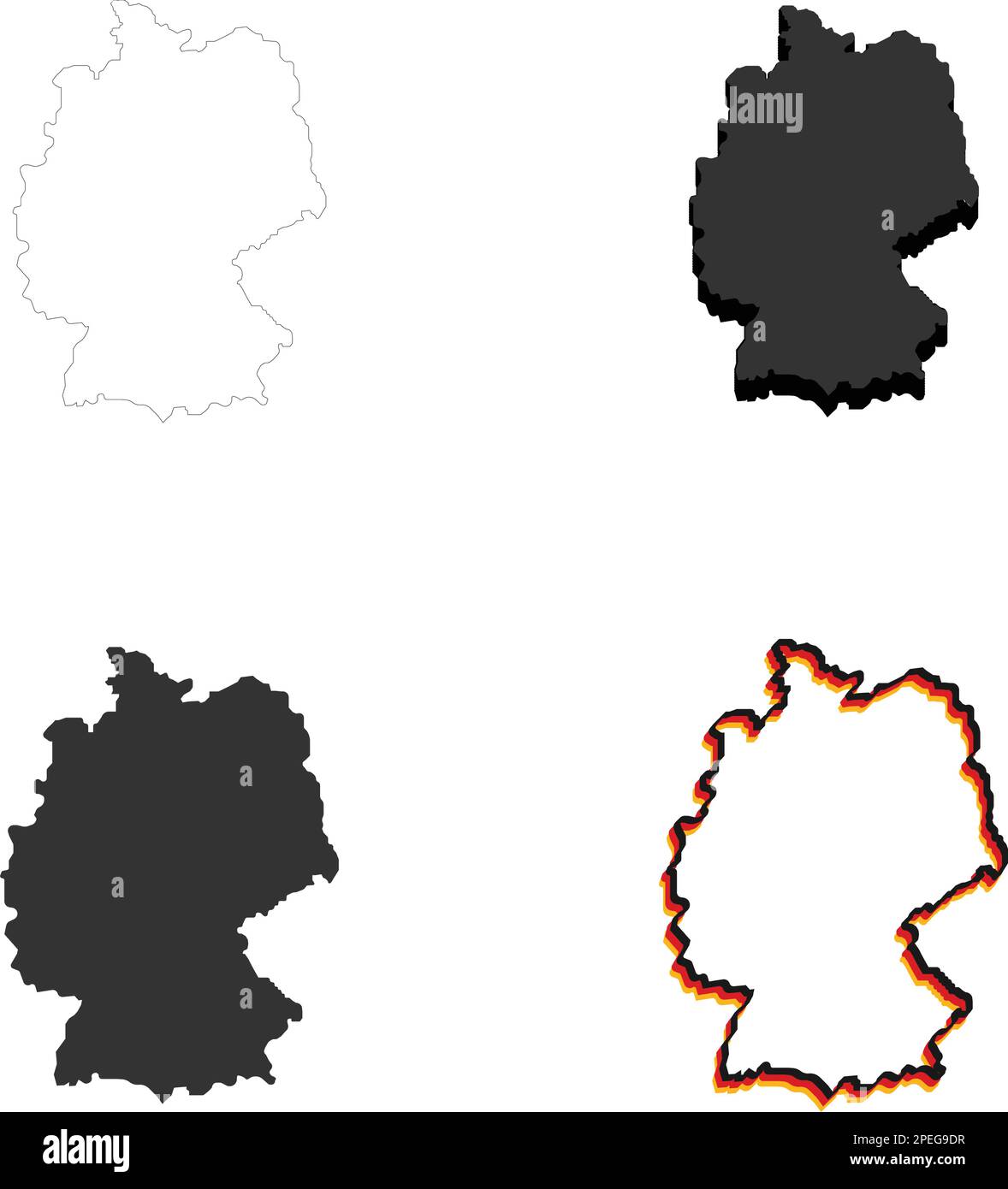 german map logo illustration design Stock Vector Image & Art - Alamy