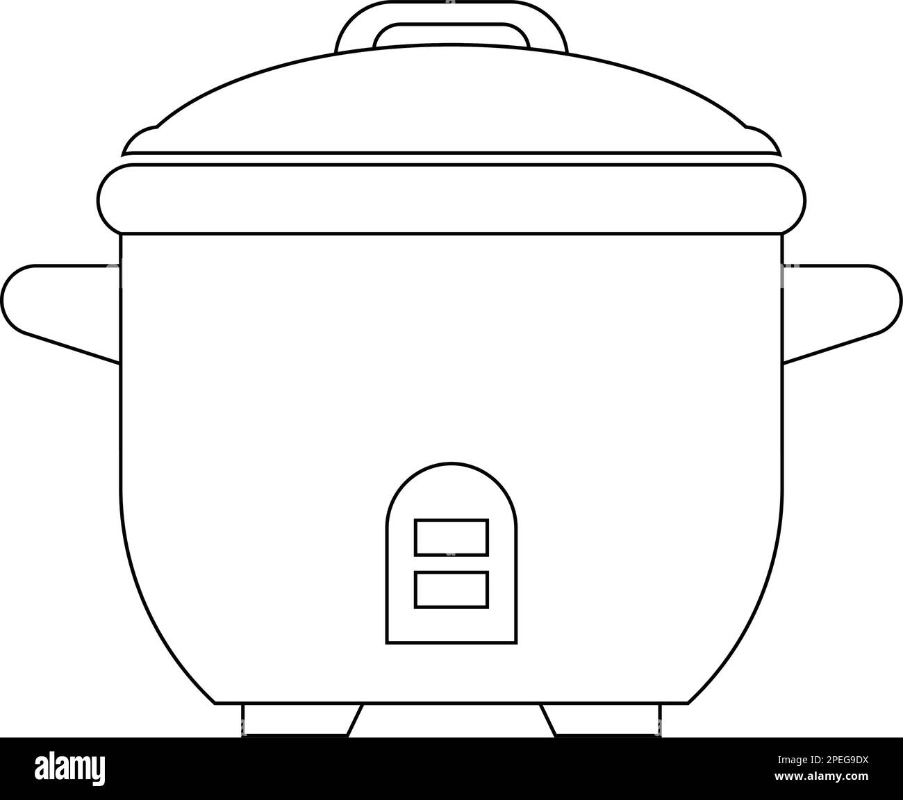 rice cooker icon vektor template Stock Vector Image & Art - Alamy