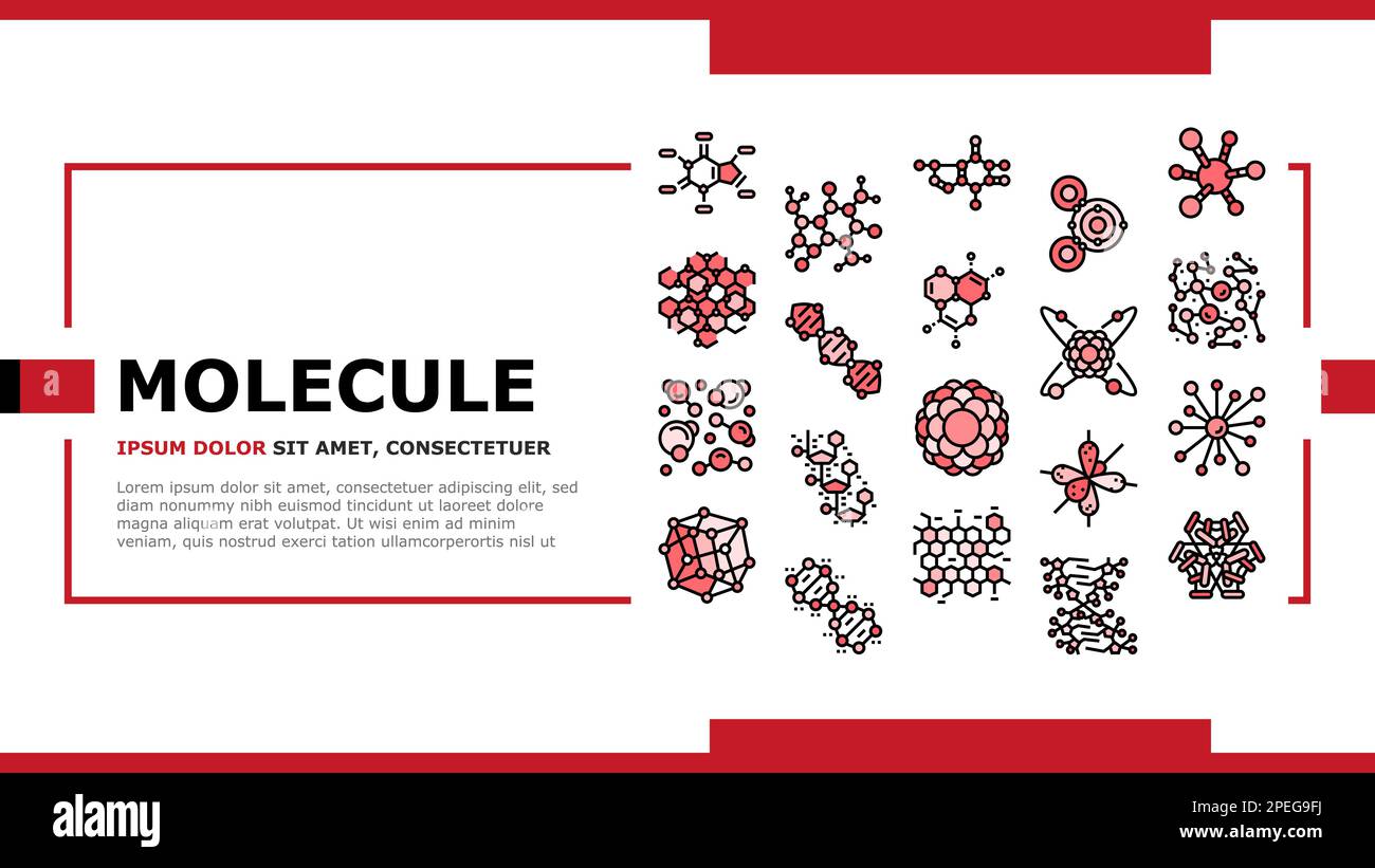 Chemistry science chemical landing web page header vector laboratory ...