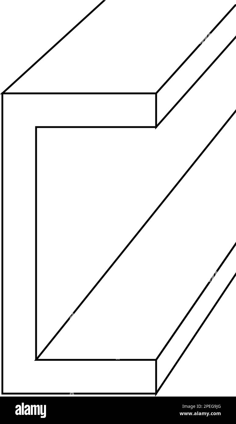 Steel product vector icon. I profile shape and long. That alloy of iron ...