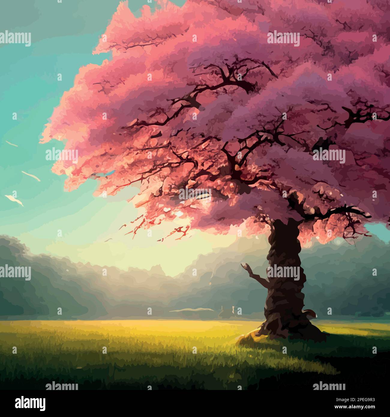 Arch of colours in the sky Stock Vector Images - Alamy