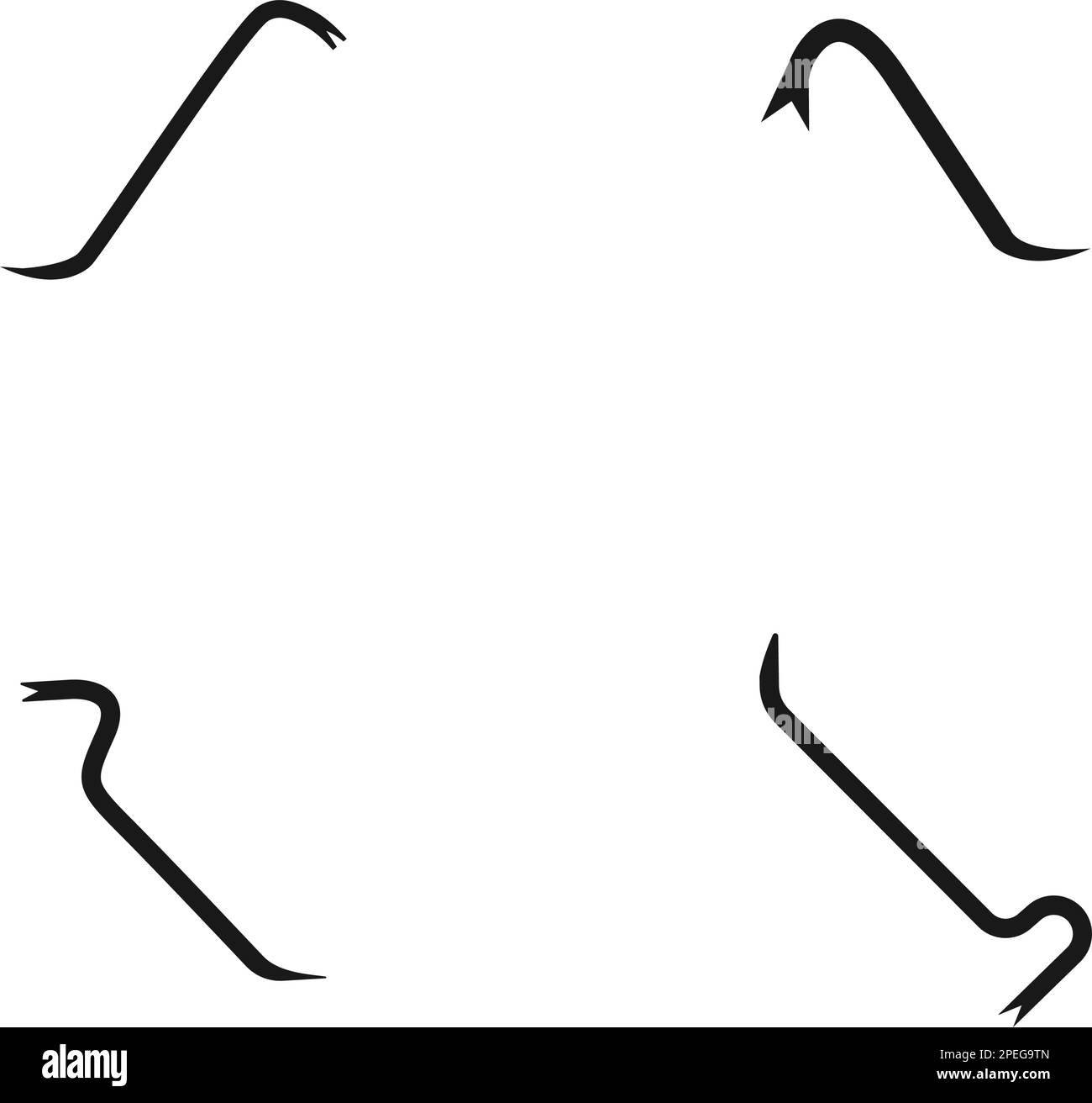 Crowbar icon. Crowbar symbol design from Construction collection ...