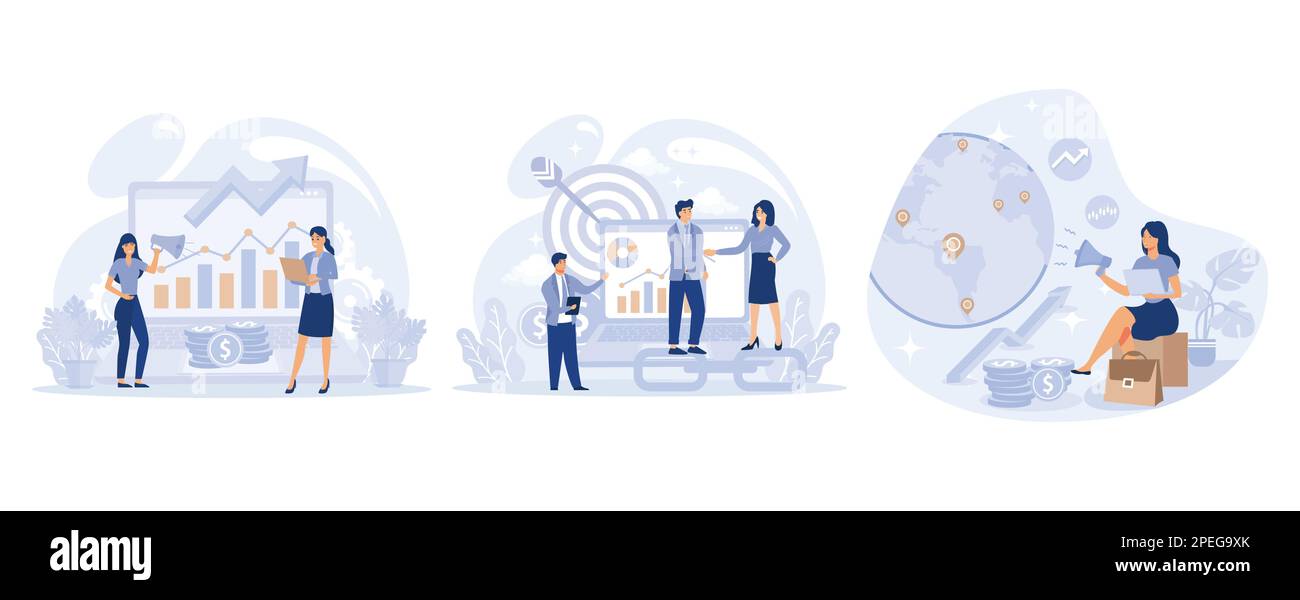 Corporate program team Cut Out Stock Images & Pictures - Alamy