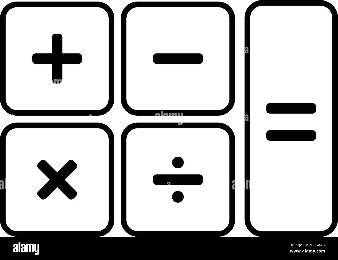 simple calculator icon illustration design Stock Vector Image & Art - Alamy