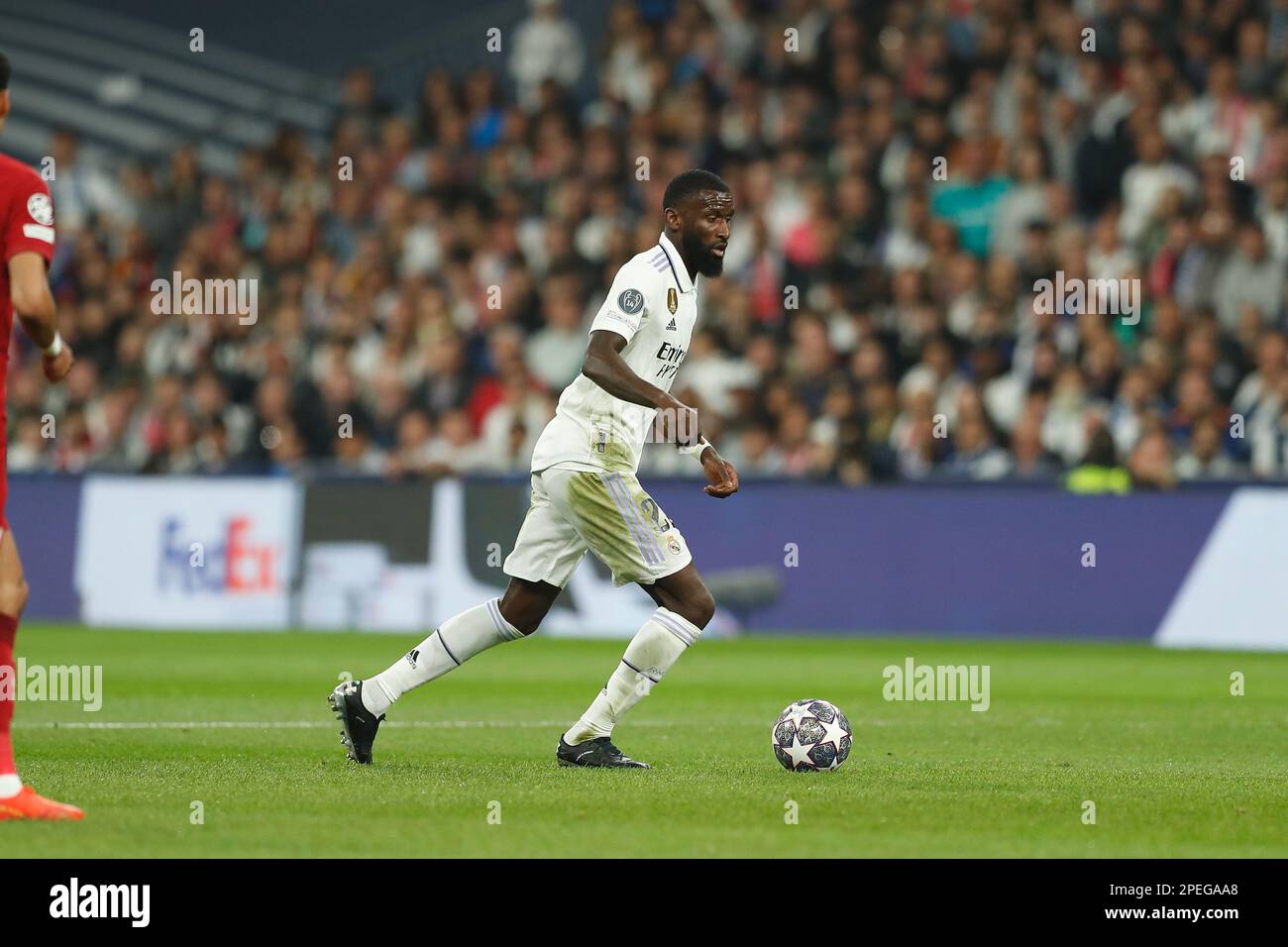 Madrid, Spain. 15th Mar, 2023. Antonio Rudiger (Real) Football/Soccer ...