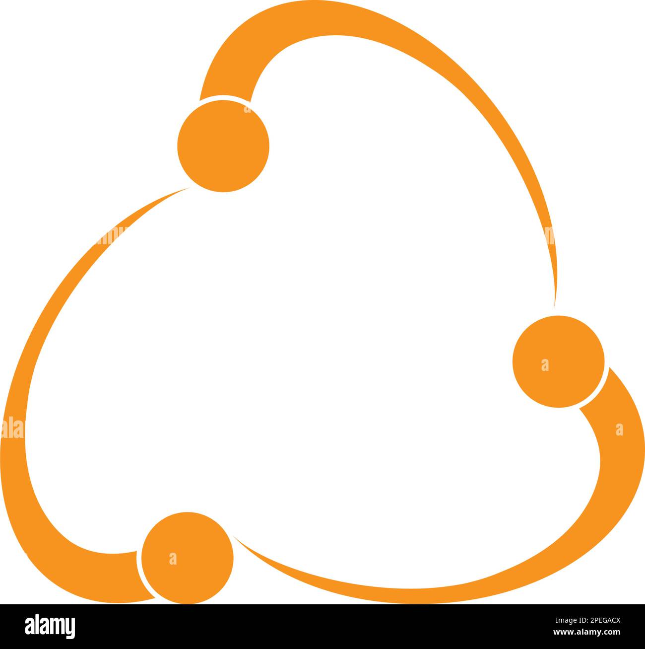 Molecular atom neutron laboratory Icon Vector physics science model for ...