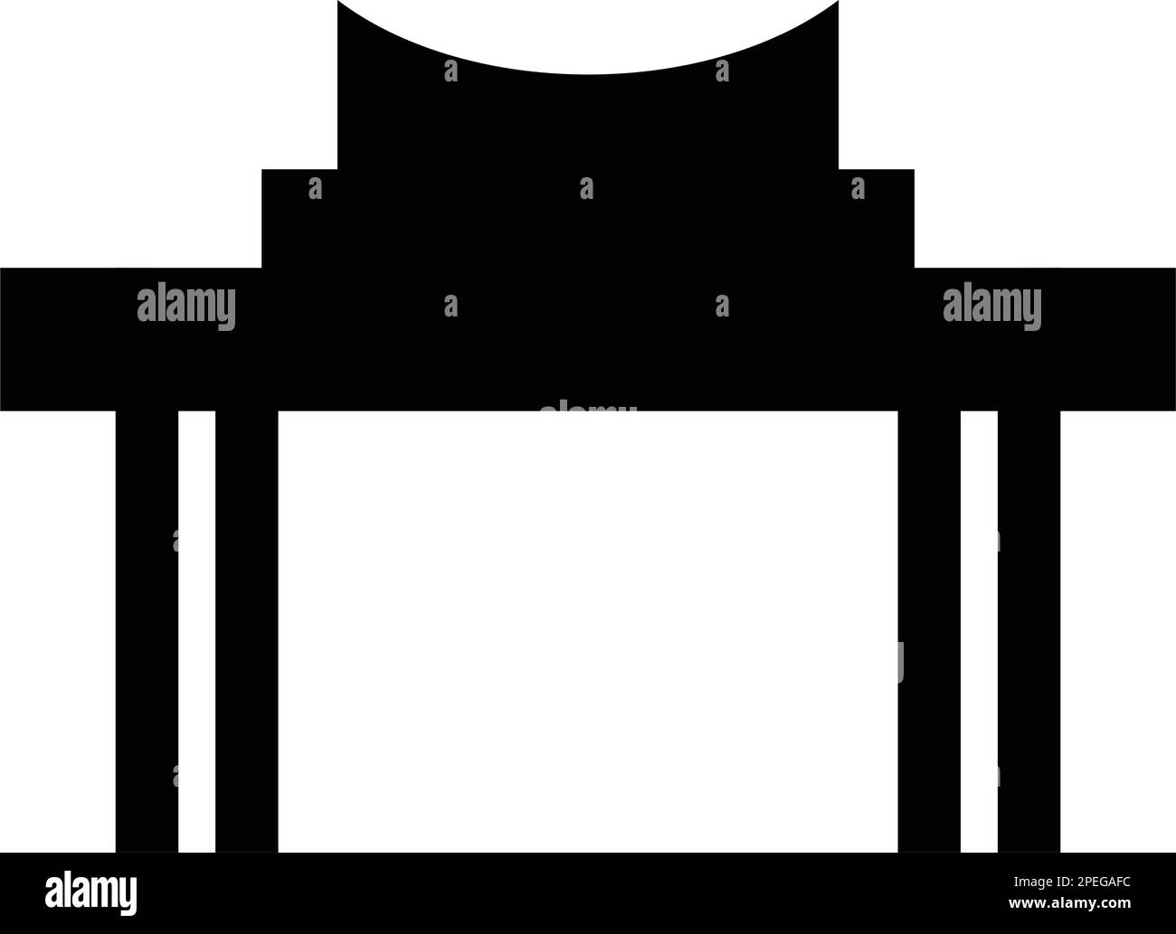 simple gate icon illustration design Stock Vector Image & Art - Alamy