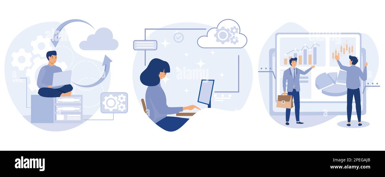 Information management concept. Backup server, cloud based engine ... Information management concept. Backup server, cloud based engine ...