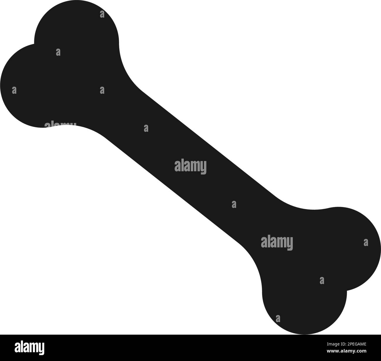 simple bone icon vector template Stock Vector Image & Art - Alamy