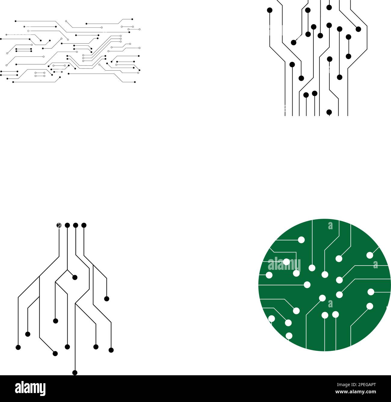 Circuit technology logo vector template Stock Vector Image & Art - Alamy