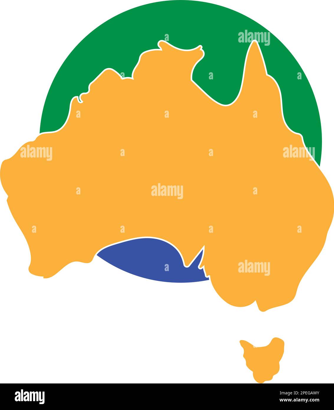 australia map logo illustration design Stock Vector Image & Art - Alamy