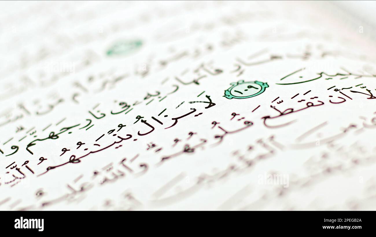 Quran the holy book of muslim religion Photo Stock Photo - Alamy