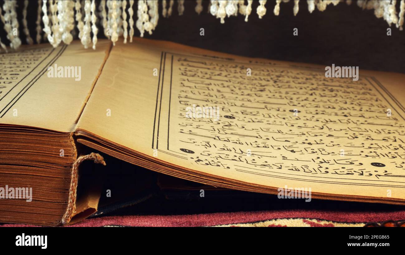 Quran the holy book of muslim religion Photo Stock Photo - Alamy