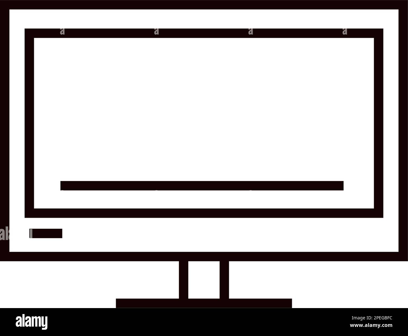 computer screen icon Stock Vector Image & Art - Alamy