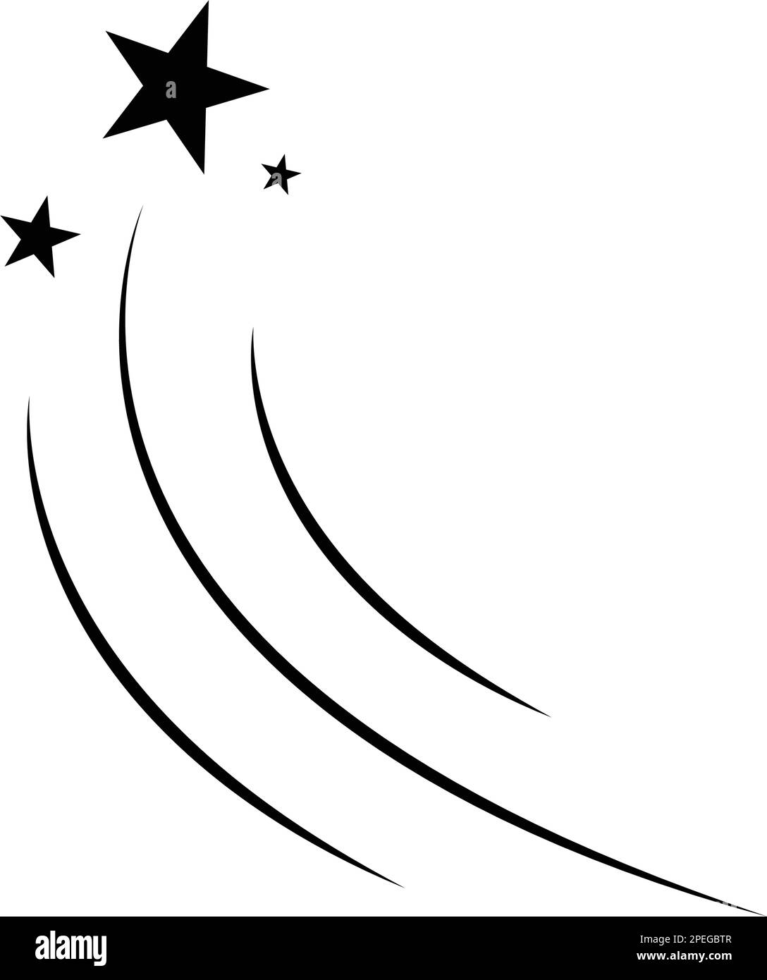 simple and trendy star logo illustration design Stock Vector Image ...