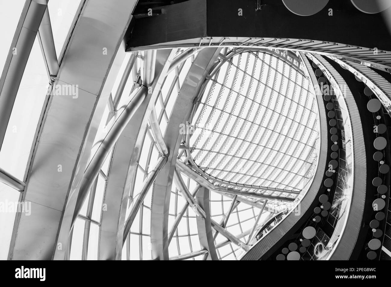 Glass cupola of Nur-Alem sphere in EXPO 2017 Exhibition Area ...