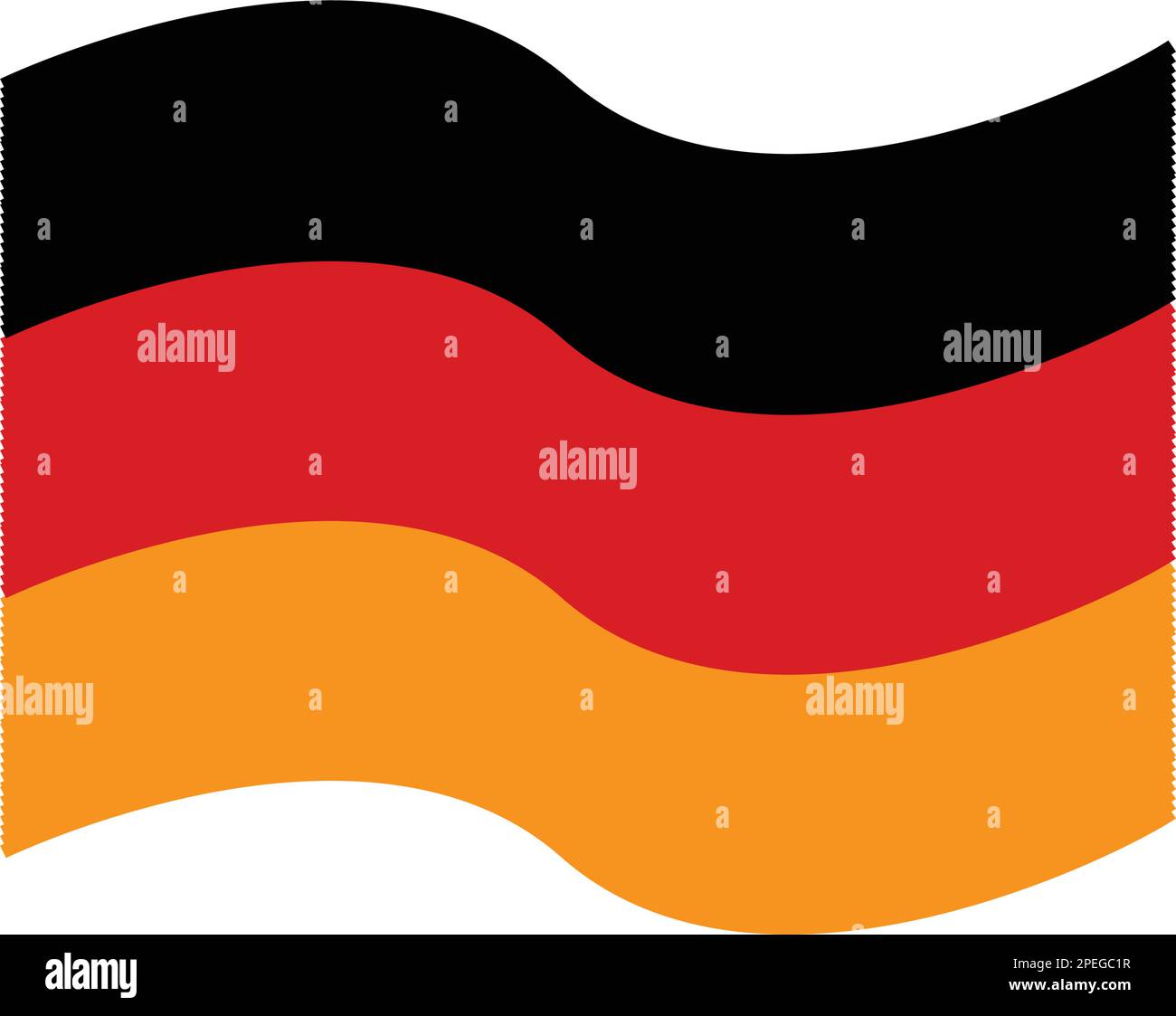 German flag waving wind Stock Vector Images - Alamy