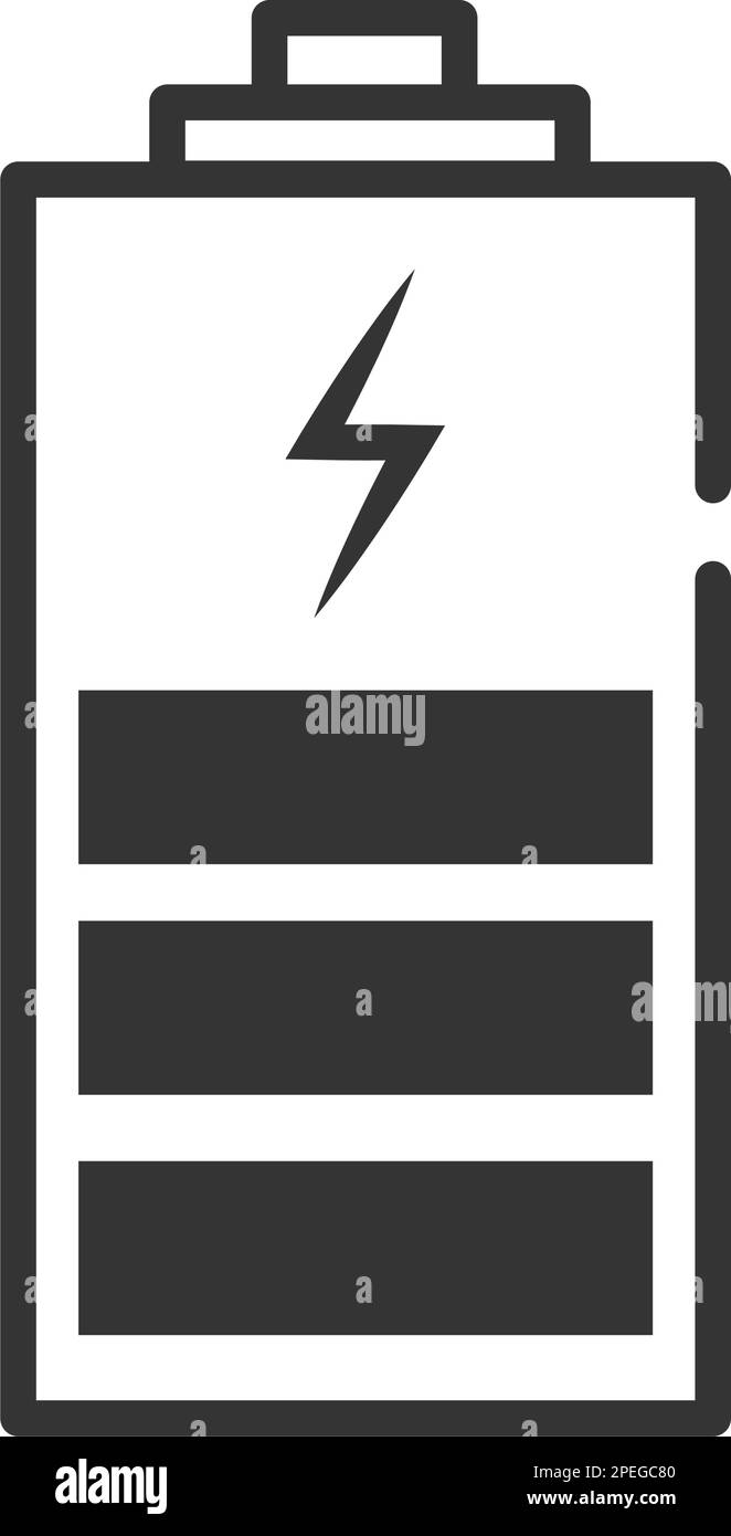 electric battery line Stock Vector Image & Art - Alamy