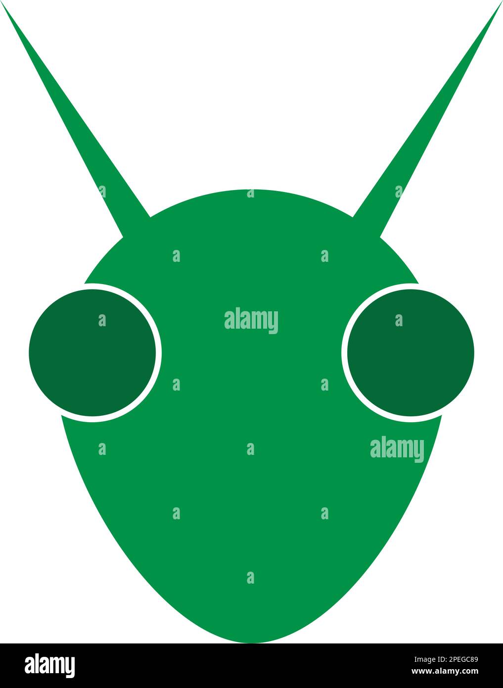 grasshopper logo illustration design vector Stock Vector Image & Art ...