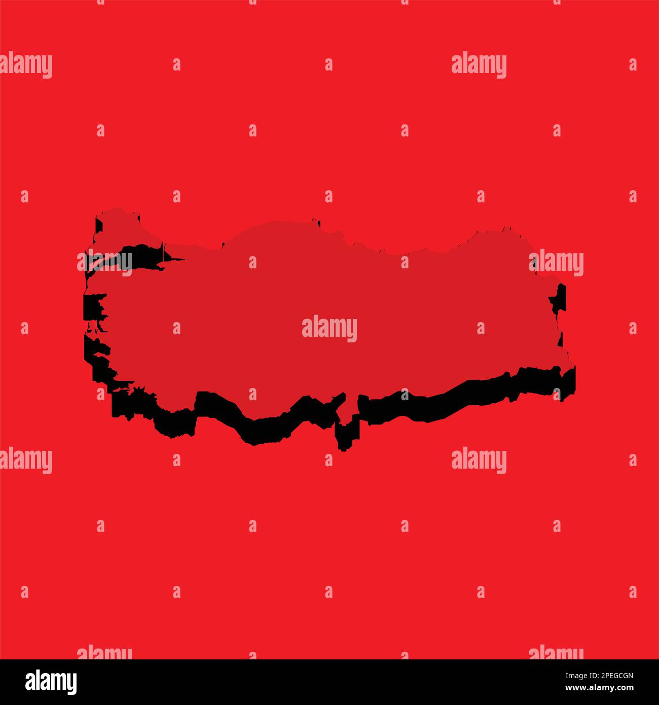 turkey map logo vector template Stock Vector Image & Art - Alamy