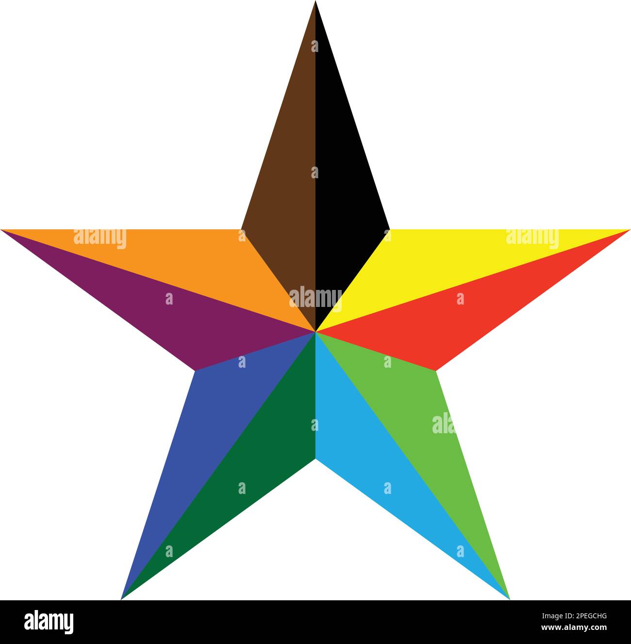 simple and trendy star logo illustration design Stock Vector Image ...