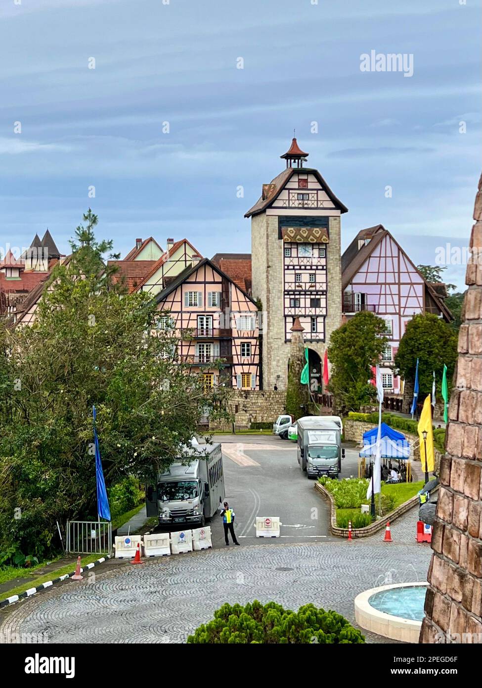 Colmar Tropicale, Malaysia. 02nd Mar, 2023. View of the entrance to ...