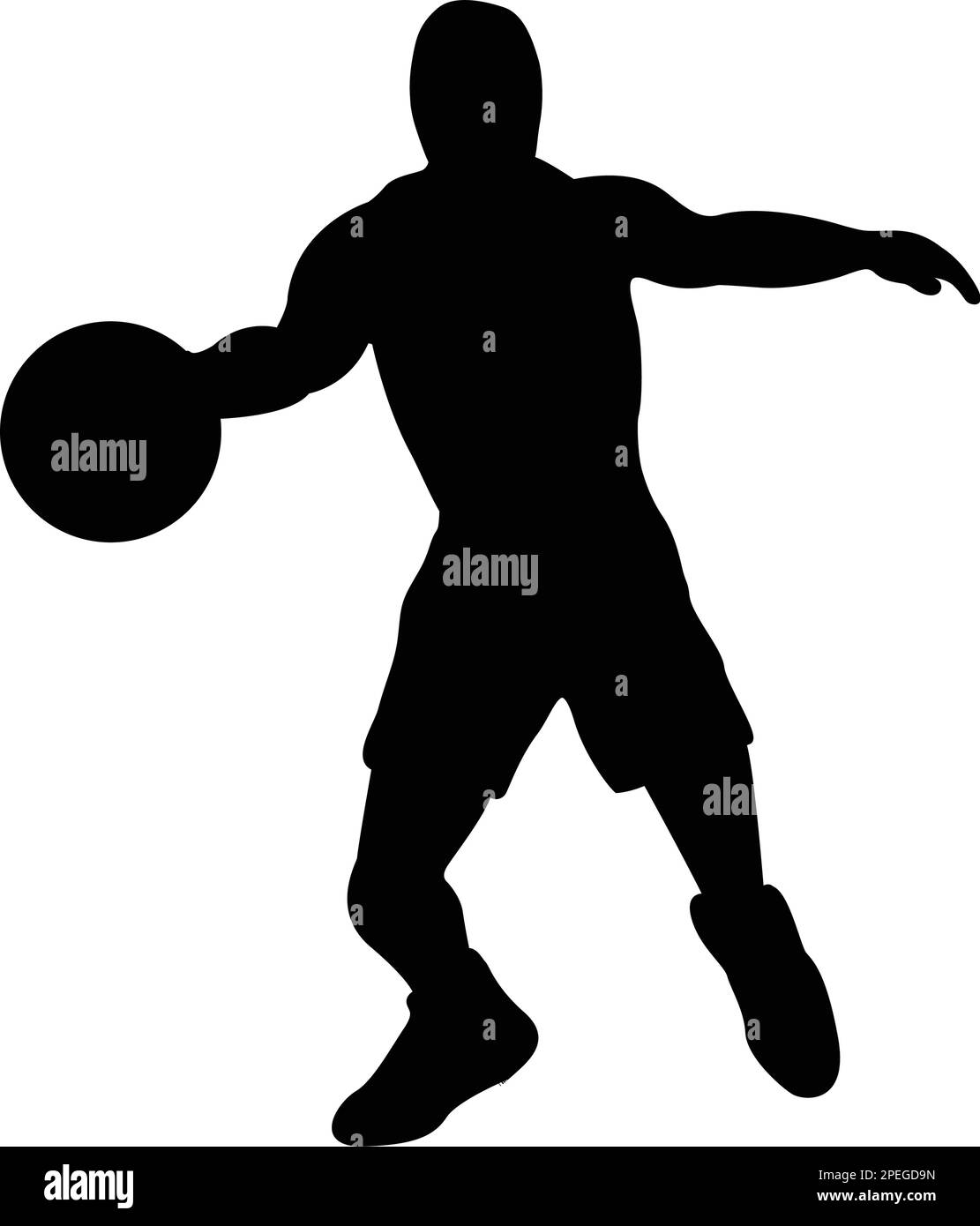 basketball dribbling logo vector illustration design Stock Vector Image ...