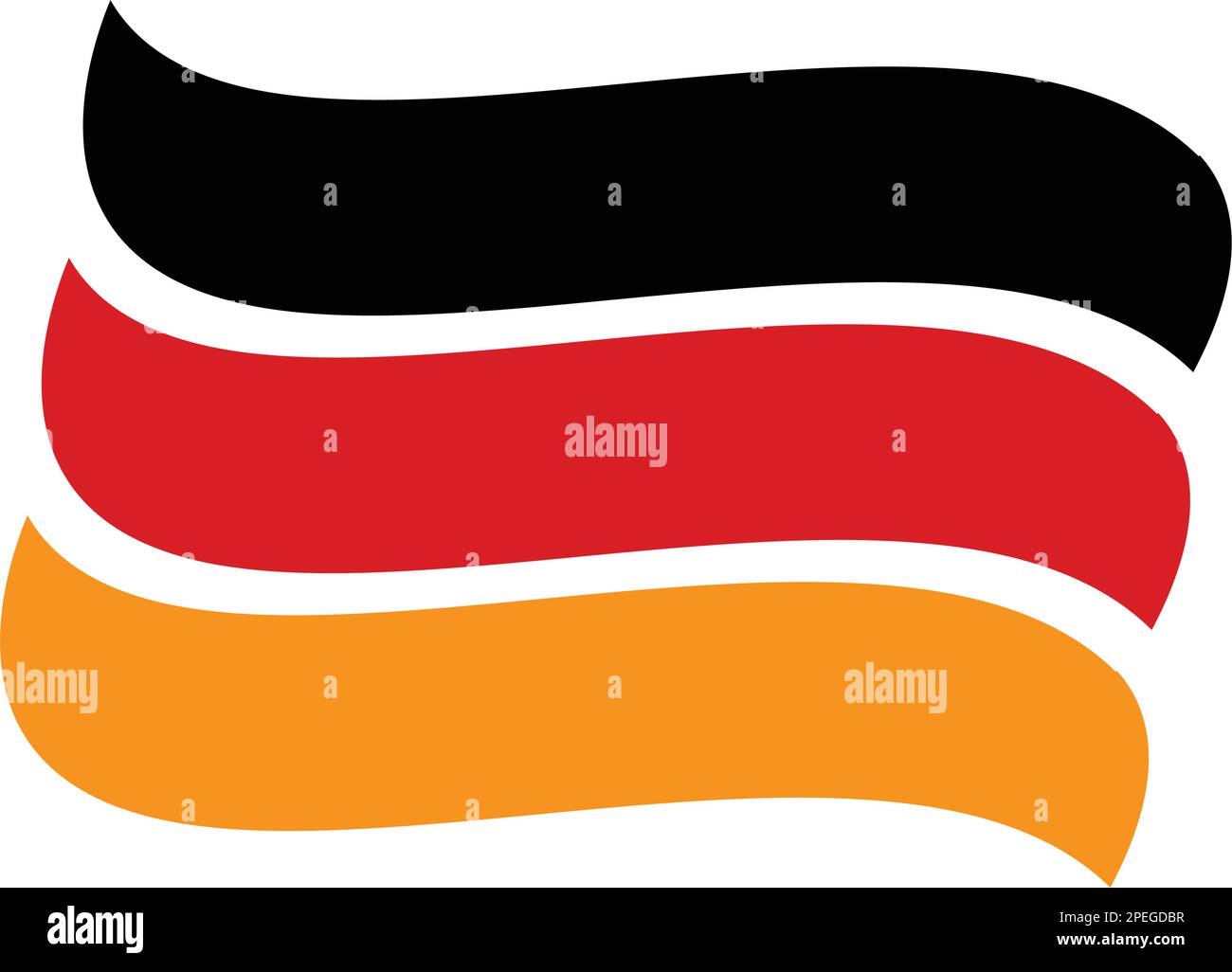 german flag logo illustration design Stock Vector Image & Art - Alamy