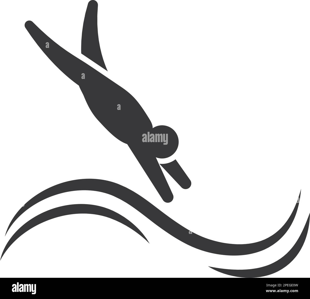 free diving icon Stock Vector Image & Art - Alamy