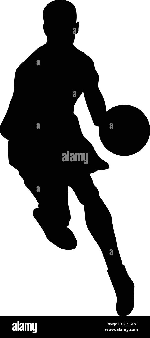 Basketball Dribbling Logo Vector Illustration Design Stock Vector Image