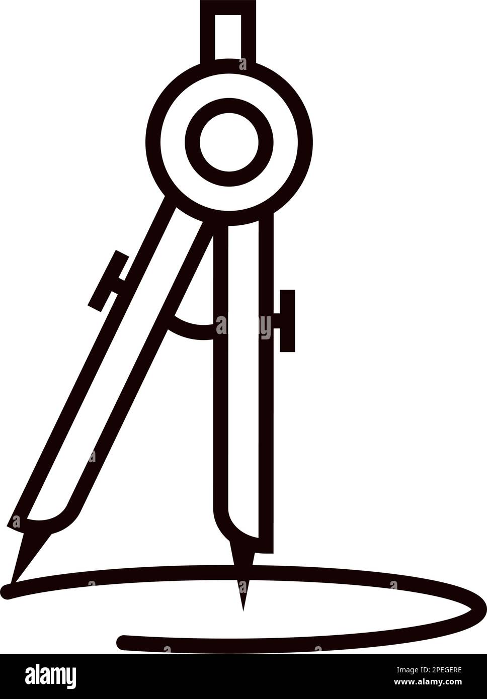 graphic design compass Stock Vector Image & Art - Alamy