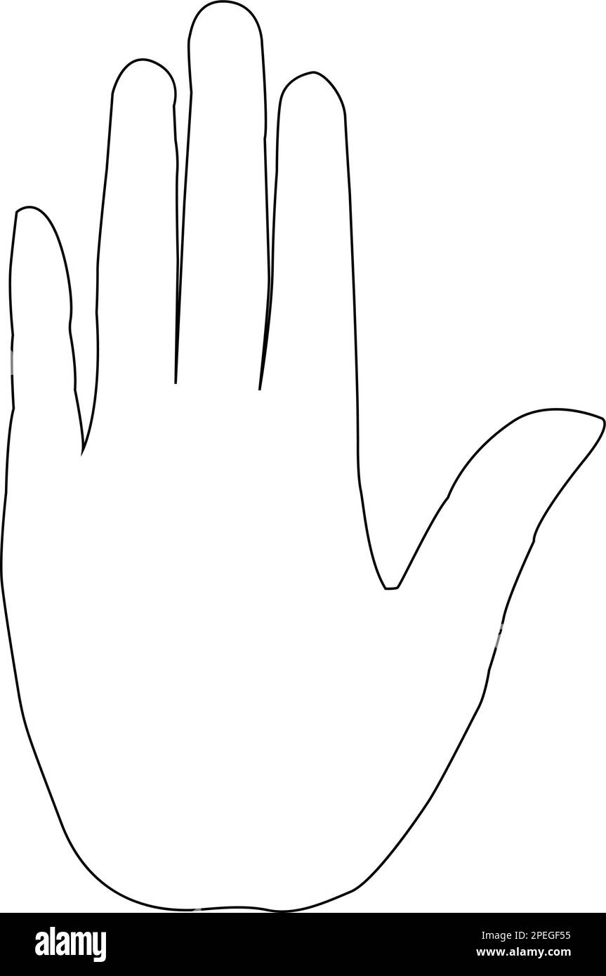 simple hand logo vector template Stock Vector Image & Art - Alamy