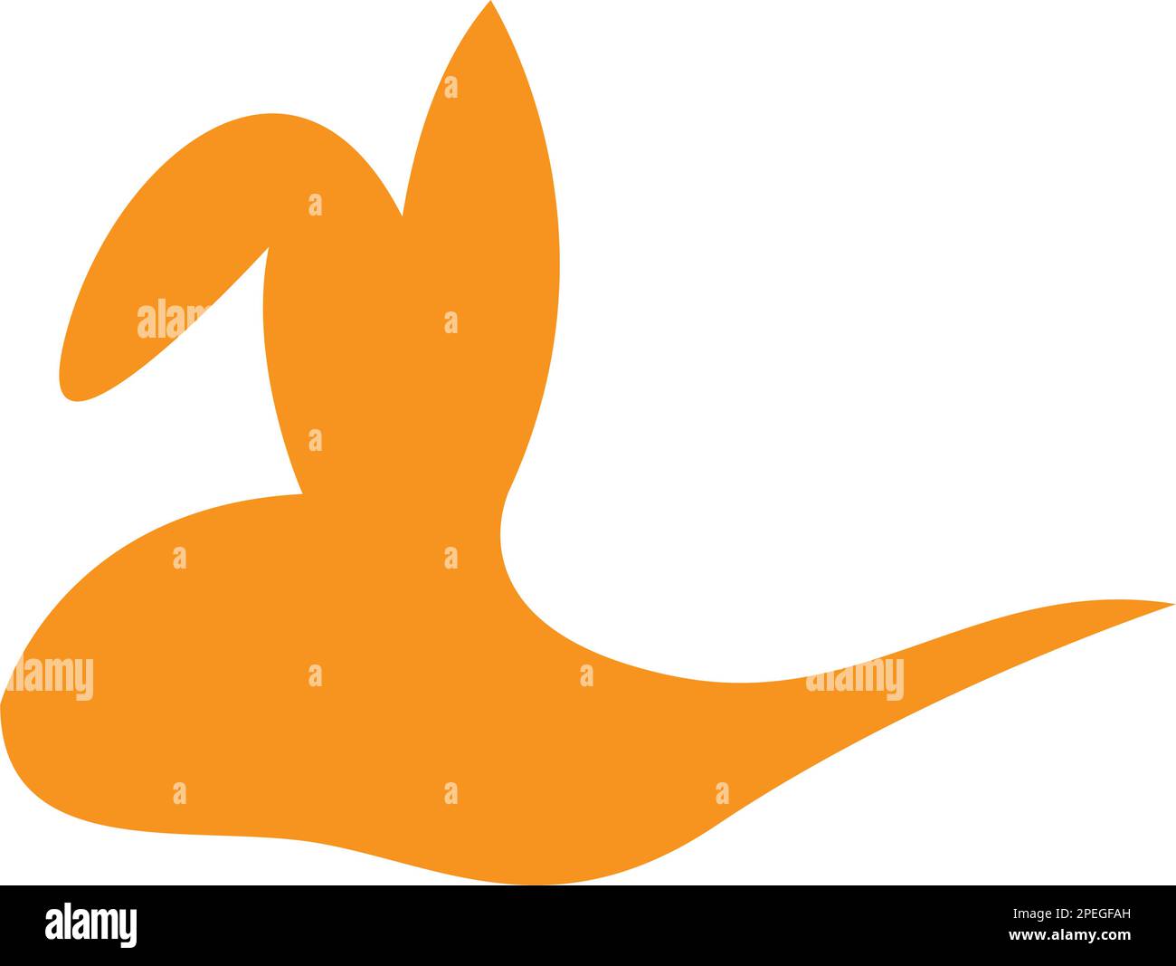 simple and elegant rabbit logo vector template Stock Vector Image & Art ...