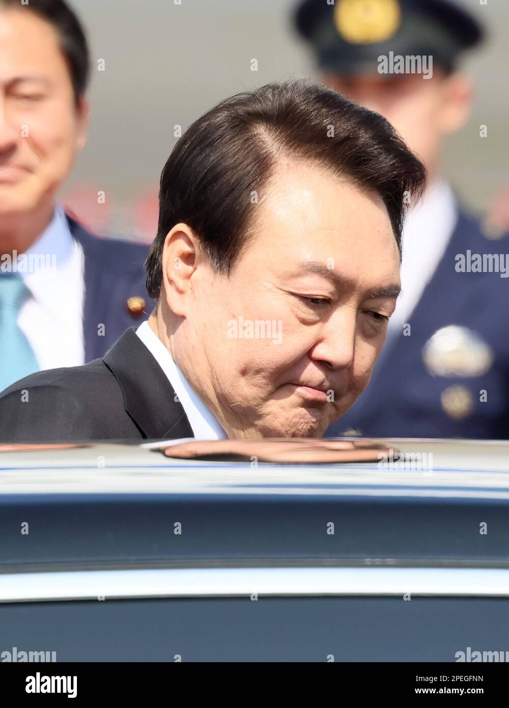 Tokyo, Japan. 16th Mar, 2023. South Korean President Yoon Suk Yeol ...