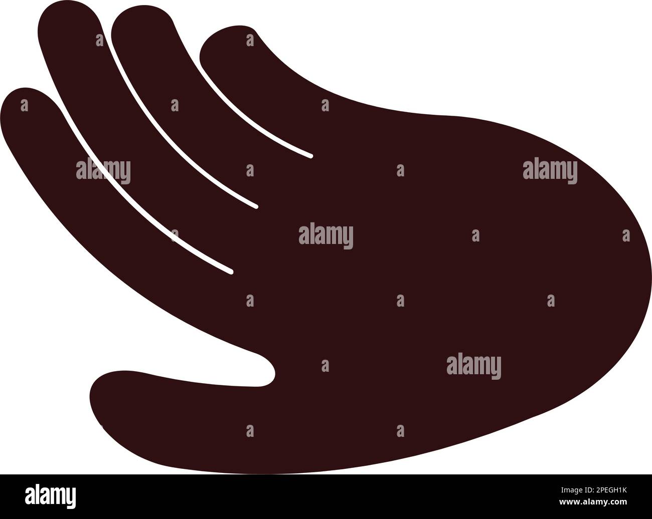 simple hand logo vector template Stock Vector Image & Art - Alamy