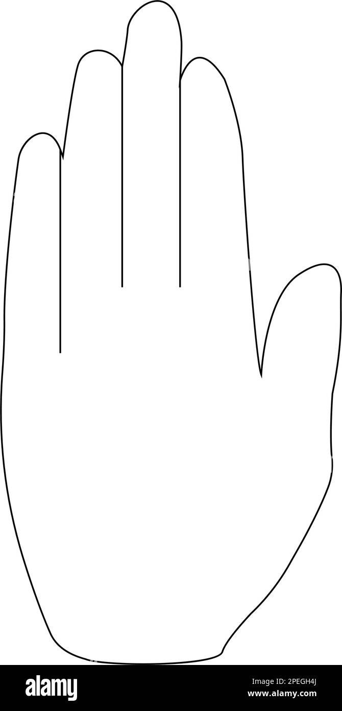 simple hand logo vector template Stock Vector Image & Art - Alamy