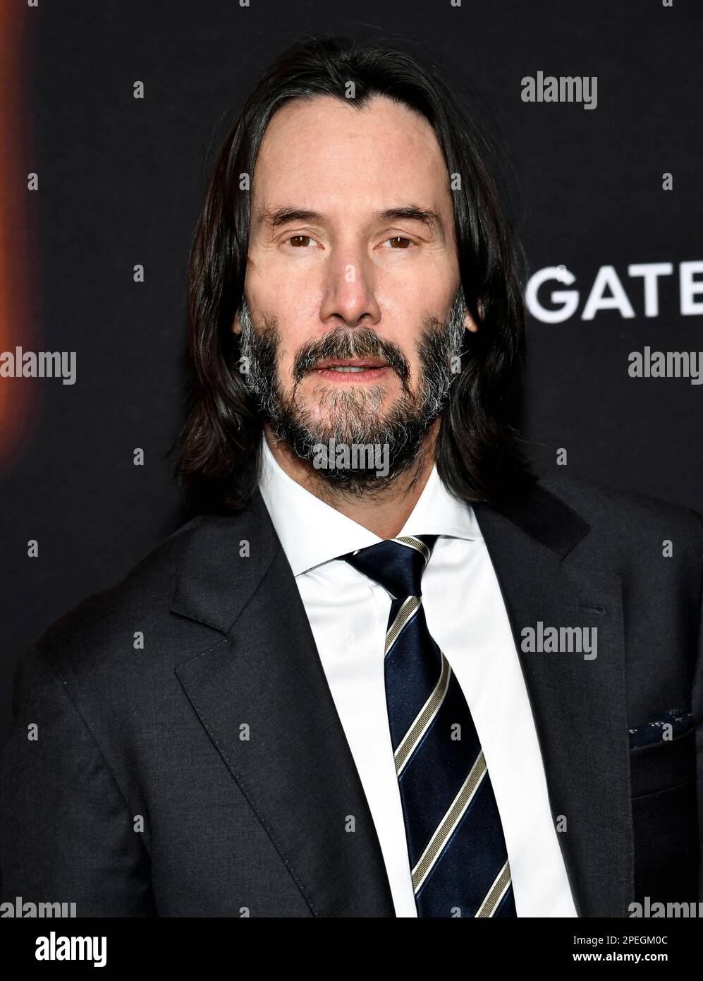 Keanu Reeves attends a special screening of "John Wick: Chapter 4" at ...
