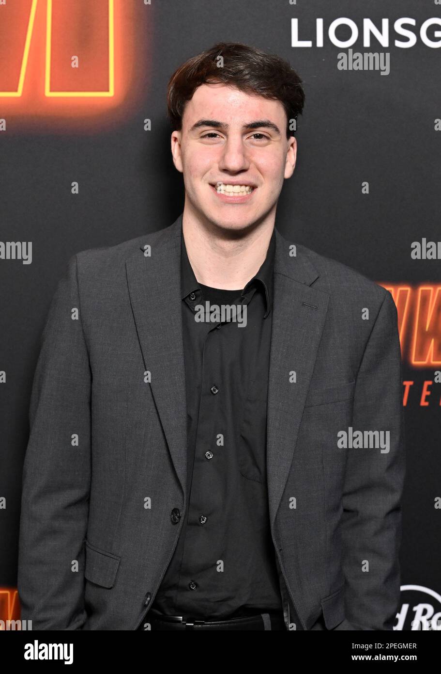 Devin Trotta attends a special screening of "John Wick: Chapter 4" at ...