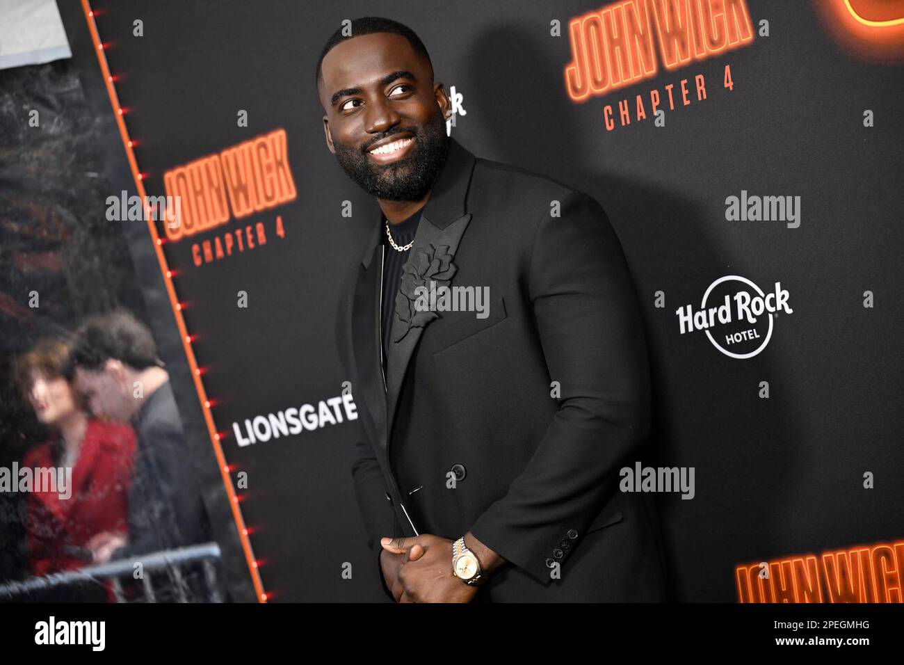 Shamier Anderson attends a special screening of "John Wick: Chapter 4 ...